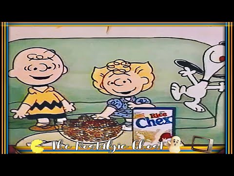 Charlie Brown Sally and Snoopy Rice Chex Party Mix Commercial