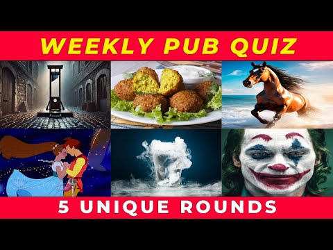 Weekly Pub Quiz #5 | Fun General Knowledge & Themed Rounds