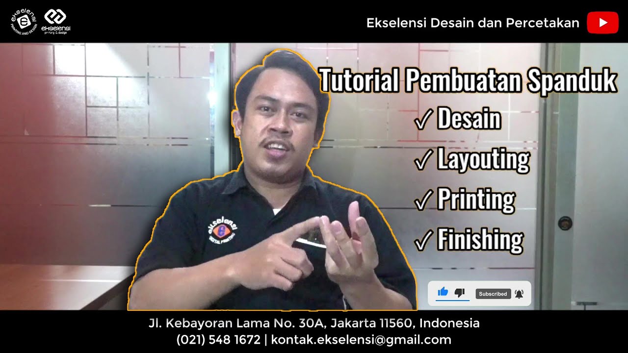 [Tutorial Printing]  PROSES PEMBUATAN SPANDUK