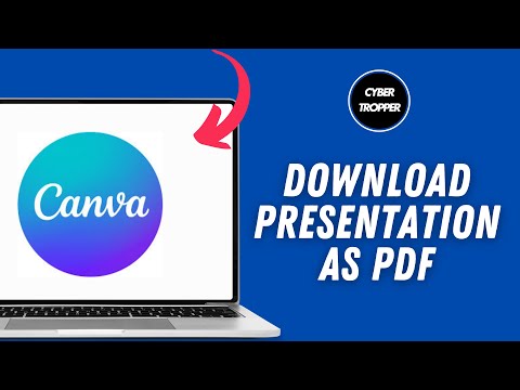 How to Download PowerPoint Presentation from Canva as PDF