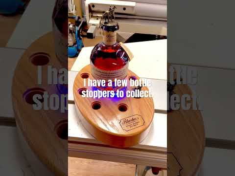Blanton’s Bourbon Bottle Stopper Display. #diy #whisky