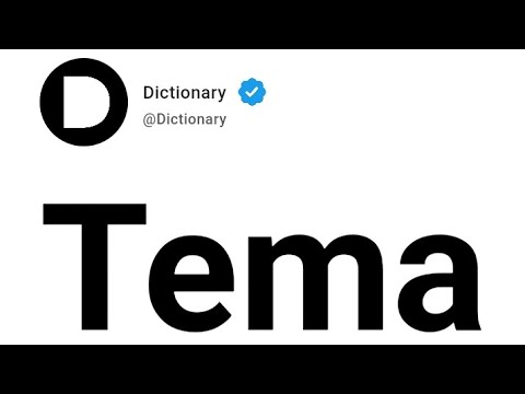 Tema Meaning In English