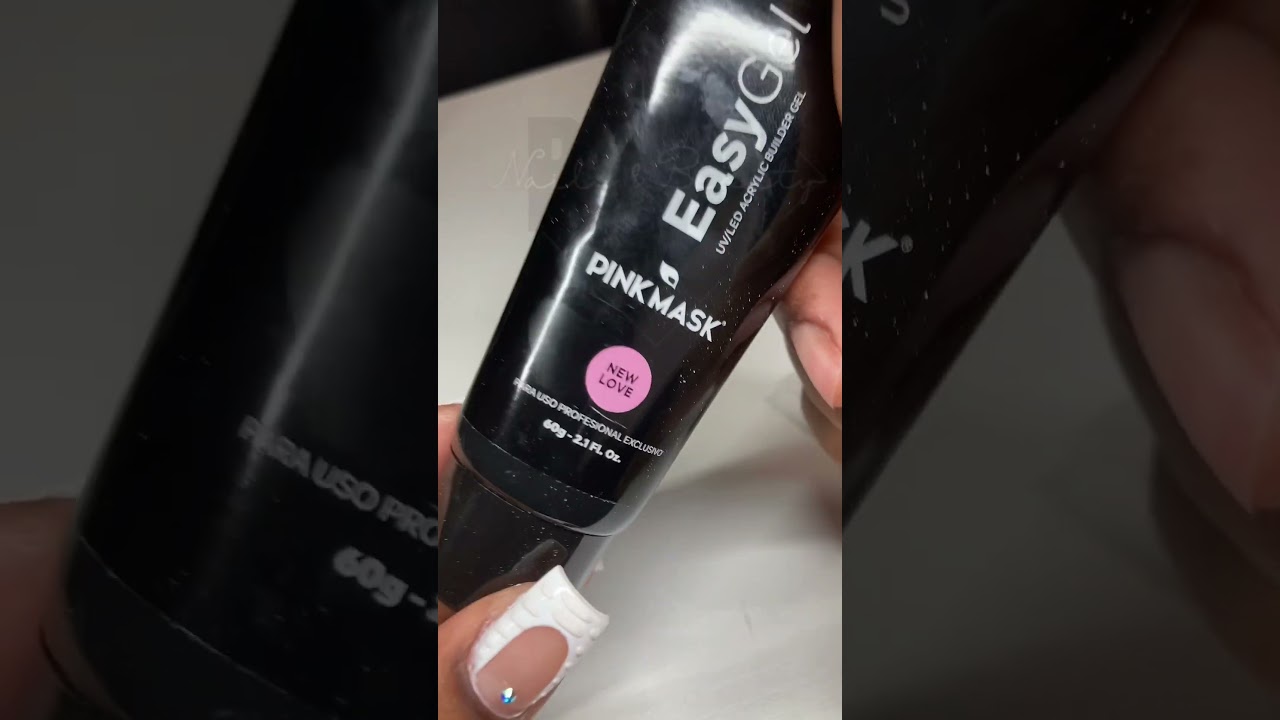 Pink Mask Polygel | Swatches | Beginner Friendly Polygel 😍💅🏾 #polygel