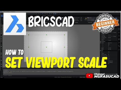 How To Set Viewport Scale In BricsCAD