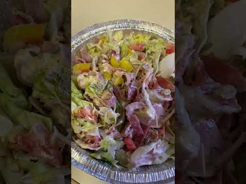 Easy Italian Sub Salad #cooking #food #lowcarb #salad