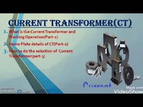 What is current Transformer(CT) and its working