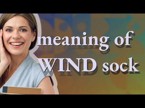 Wind sock | meaning of Wind sock
