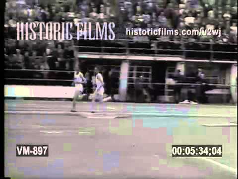 1955 - Sándor Iharos 1500m World Record of 3:40.8