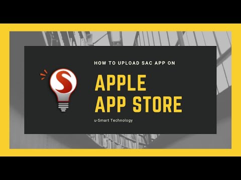 Smart Apps Creator 3 | How to upload SAC app on Apple App Store?