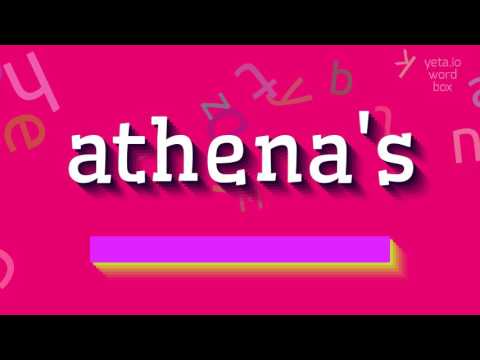 How to say "athena's"! (High Quality Voices)