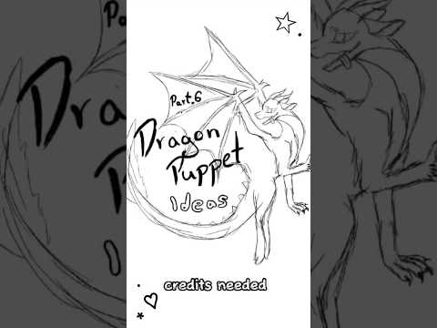 Dragon Puppet ideasβ¨β | credits needed PART 6 #dragon #puppet #ideas