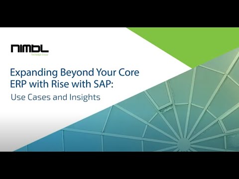 Expanding Beyond your Core ERP with RISE with SAP