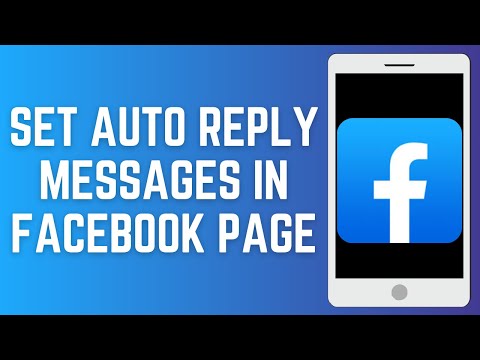 How To Set Auto Reply Messages In Facebook Page (2025)