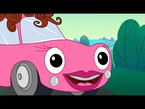 Five Little Cars | Number Song | Learn 12345 | Songs by FunForKidsTV