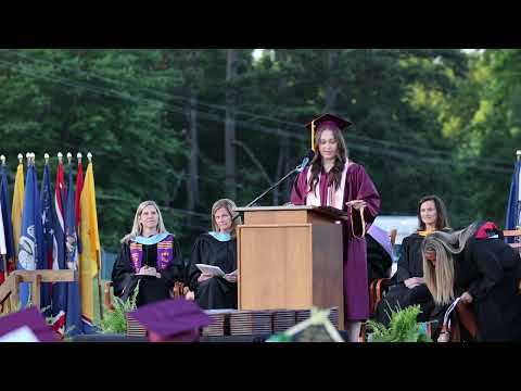 Hickory High graduate Ava Hines addresses class of 2024