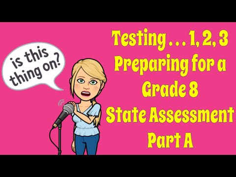 Grade 8 Common Core Math YEAR END REVIEW Part A