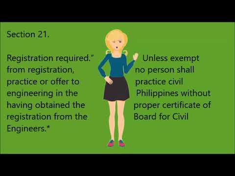 R.A. 544 - An act to regulate the Practice of Civil Engineering in the Philippines - (Part 3)