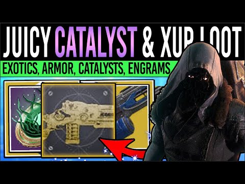 Destiny 2: XUR'S BEST CATALYST & EXOTIC LOOT! Xur Inventory, Armor, Weapons & More (13th June)