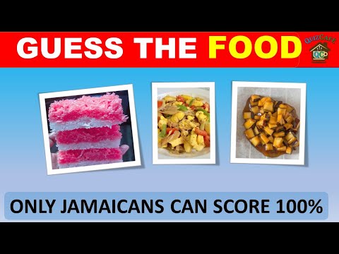 GUESS THE JAMAICAN FOOD BY EMOJI | Food Quiz @TheQuizCafe