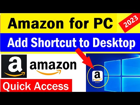 Amazon for PC desktop | How to Add Amazon to Desktop for Quick access | Amazon web Shortcut for PC