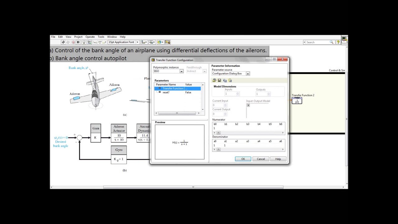 Control Autopilot Using LabVIEW