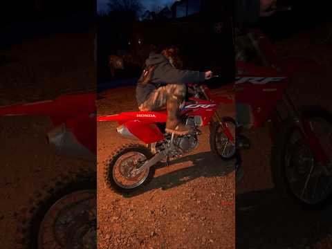 2024 CRF150R first start and ride.