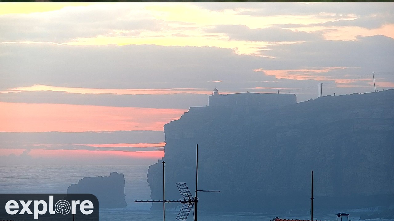 Nazaré Big Waves Lighthouse - Live Webcam | GeoWebcams