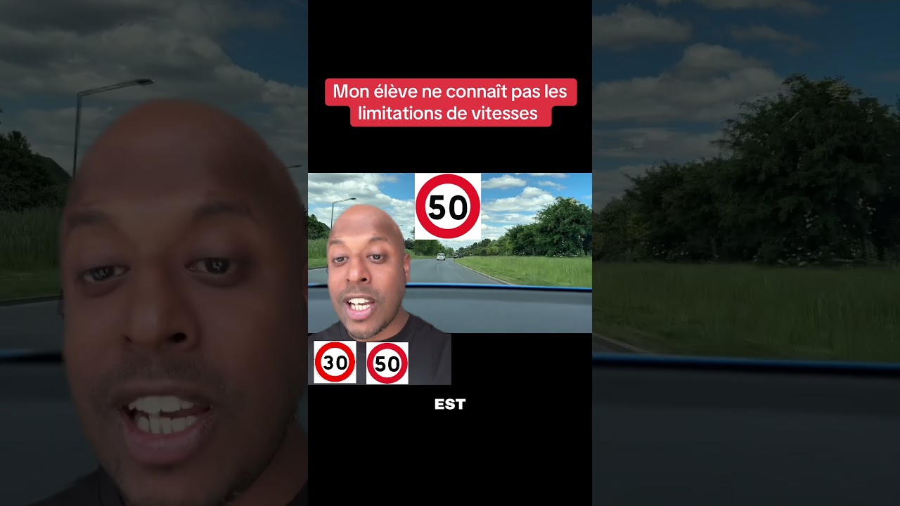 Apprendre les limitations de vitesses #permisdeconduire #codedelaroute