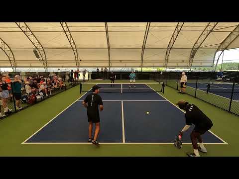 09/08/23 / Paddles @ the Plex / Men's 5.0, 19+ / Gold / Braham, Varon -vs- Wells, Hamaguchi / Gm-2