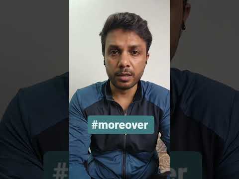 Moreover #spokenenglish #learnenglish #hinditoenglish #shorts #shortvideo #short #education