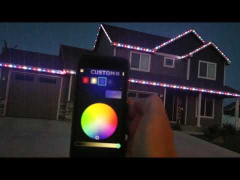 Oelo Lighting App for Permanent Holiday Lighting