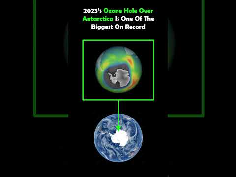 2023’s Ozone Hole Over Antarctica Is One Of The Biggest On Record #ozonehole