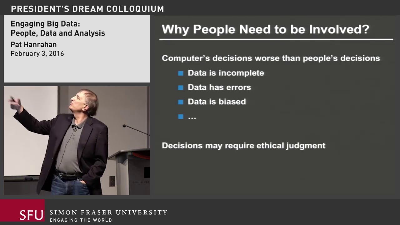 People, Data, and Analysis | Pat Hanrahan