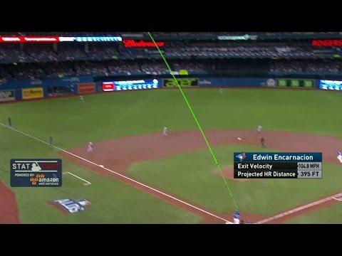 TEX@TOR Gm3: Statcast measures Blue Jays' homers