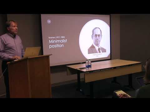 Crosslinguistic Influence: Dr. Scott Jarvis (University of Utah)