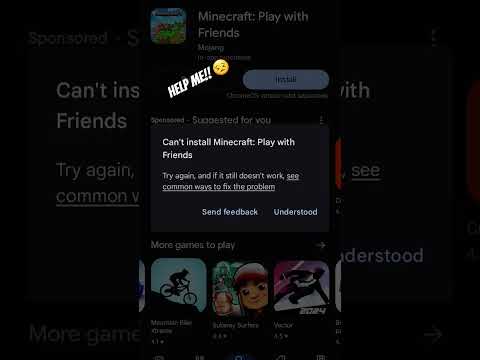 Can't install Minecraft in My Phone. Help Me!! #shorts #gaming #minecraft