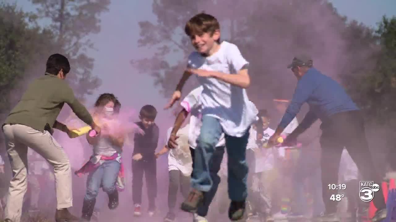 Kaplan Elementary celebrates good behavior with Color Run
