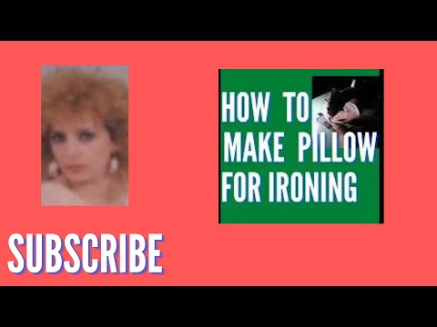 HOW TO MAKE A PILLOW FOR IRONING EASY. part1.For seamstress.