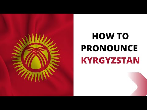 How To Pronounce KYRGYZSTAN Correctly in English | KYRGYZSTAN Pronunciation