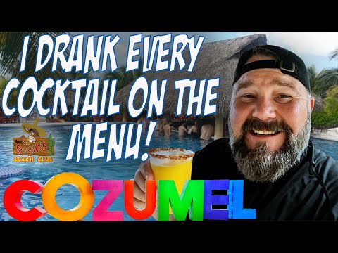 I DRANK EVERY COCKTAIL AT MR SANCHOS IN COZUMEL MEXICO | CARNIVAL VISTA CRUISE VLOG 2022