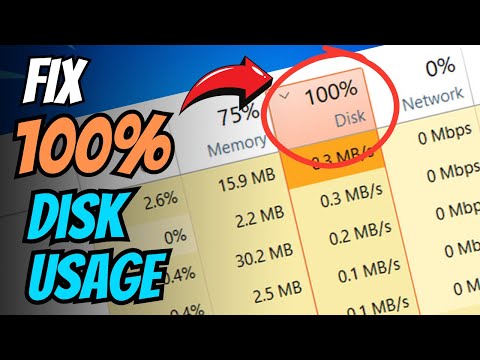 FIX 100% DISK USAGE in 5 Minutes (Windows 10/11) 2025