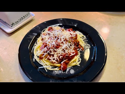 How to Make Fast & Delicious Spaghetti!!❤️