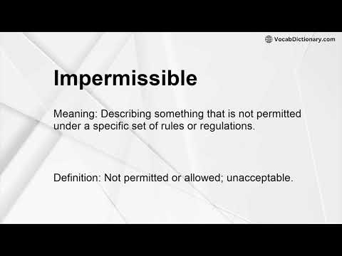 Impermissible Meaning