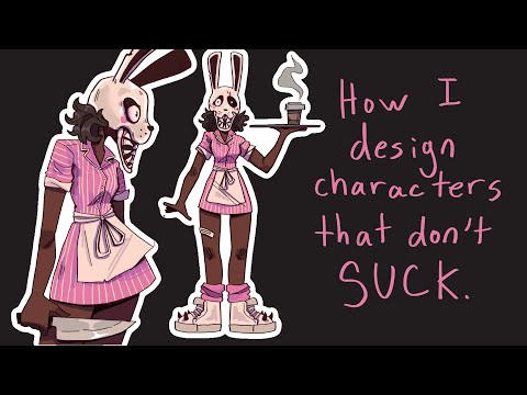 How I make character designs that don't suck (I'm not a professional)