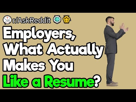 Employers, What Actually Makes You Like a Resume?