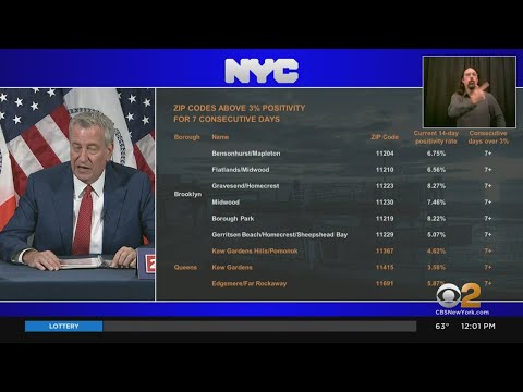 New York City Schools Closed In 9 Zip Codes With Uptick In COVID-19 Cases