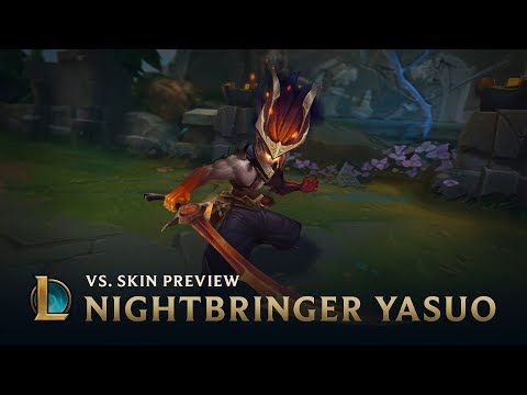 Nightbringer Yasuo | VS. Skin Preview - League of Legends