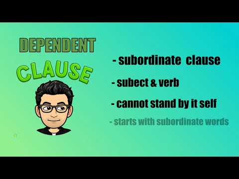 Independent vs Dependent Clause