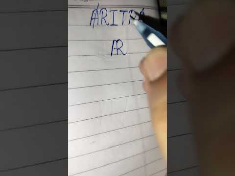 Aritra name logo/ #shorts #ytshorts #nameart #namedesign #aritranamelogo