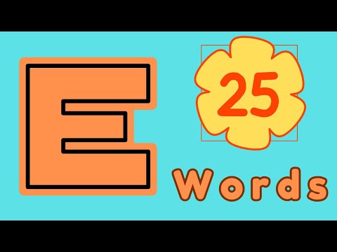 Learn 25 Words Starting with E | Phonic Sound /eh/ - Kids Thinkers
